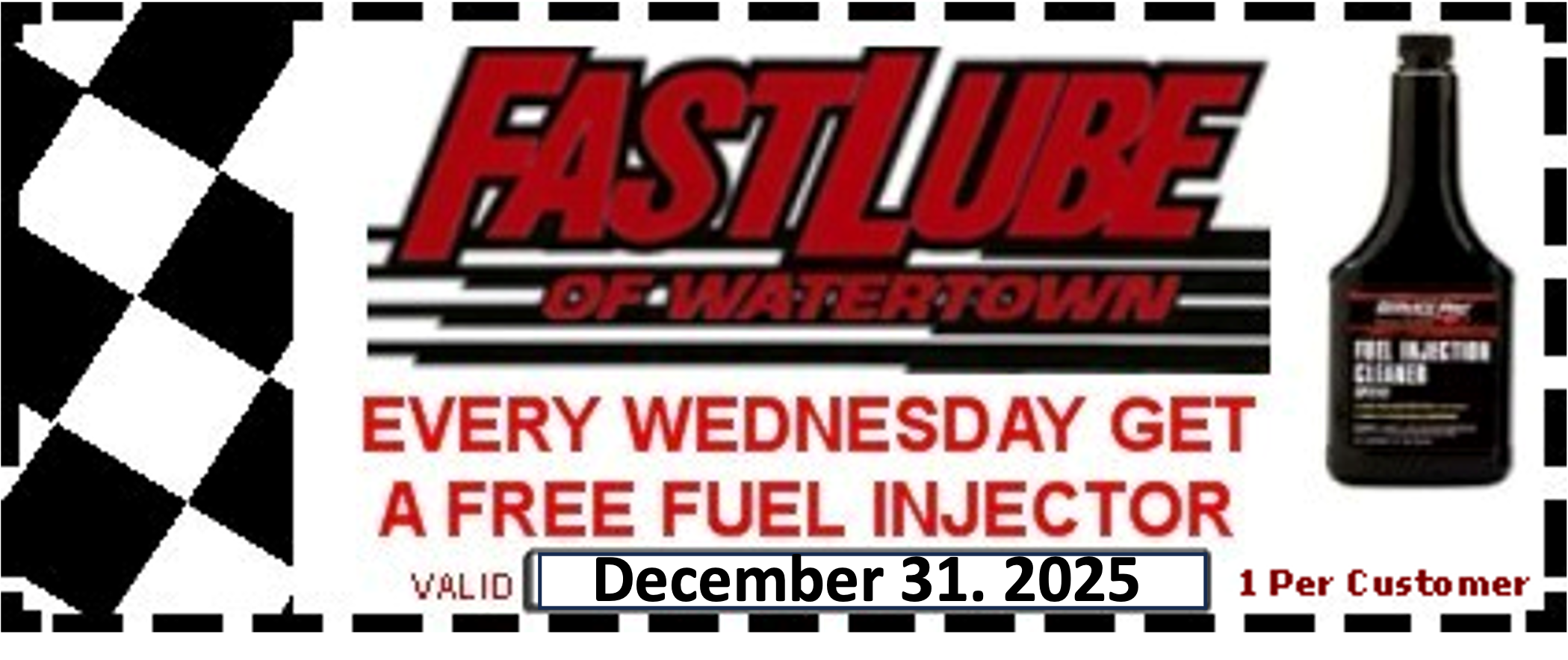 Welcome to FASTLUBE of WATERTOWN, NY